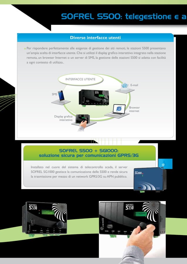 Gamma Sofrel S500: stazioni remote di telegestione modulari | PDF