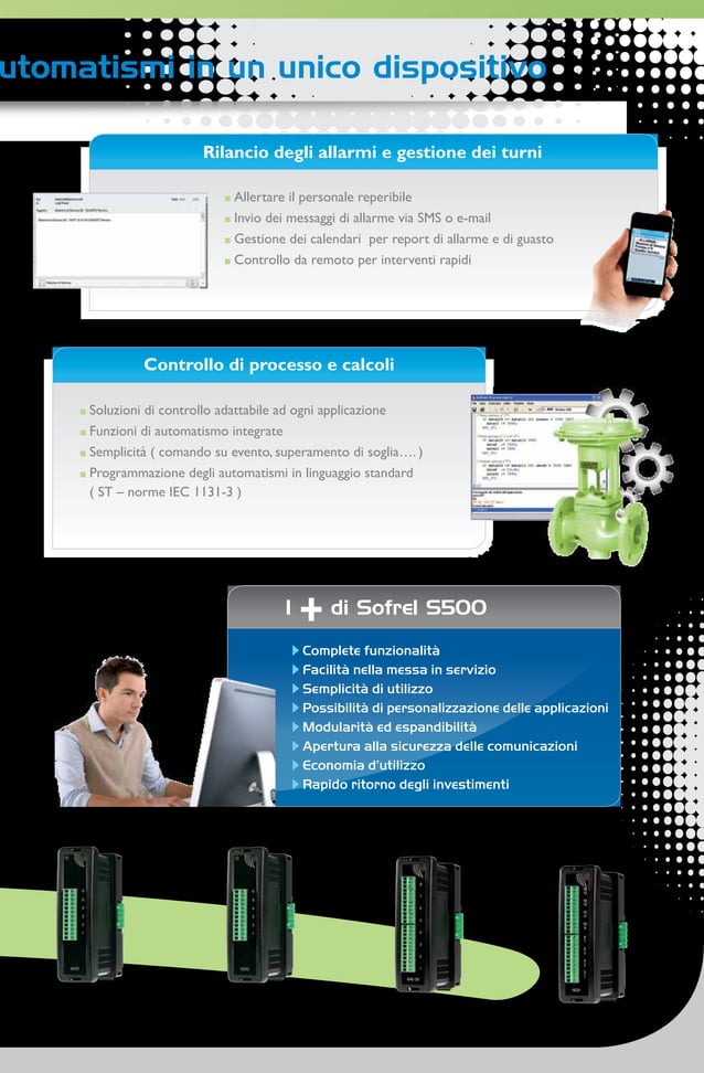 Gamma Sofrel S500: stazioni remote di telegestione modulari | PDF