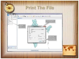 Analysis and print Management System in GIS | PPT