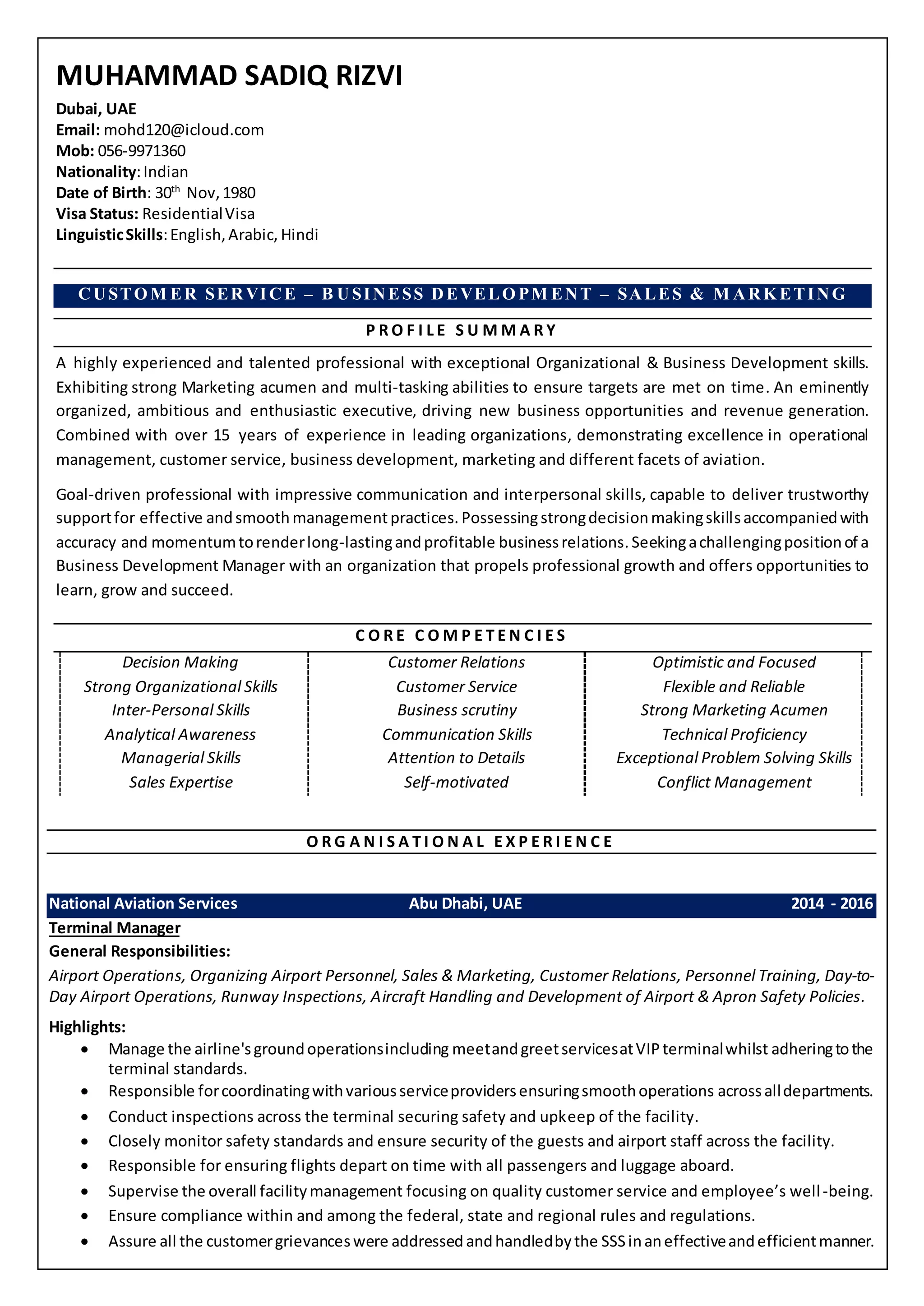 CV Muhammad Sadiq (5) | PDF