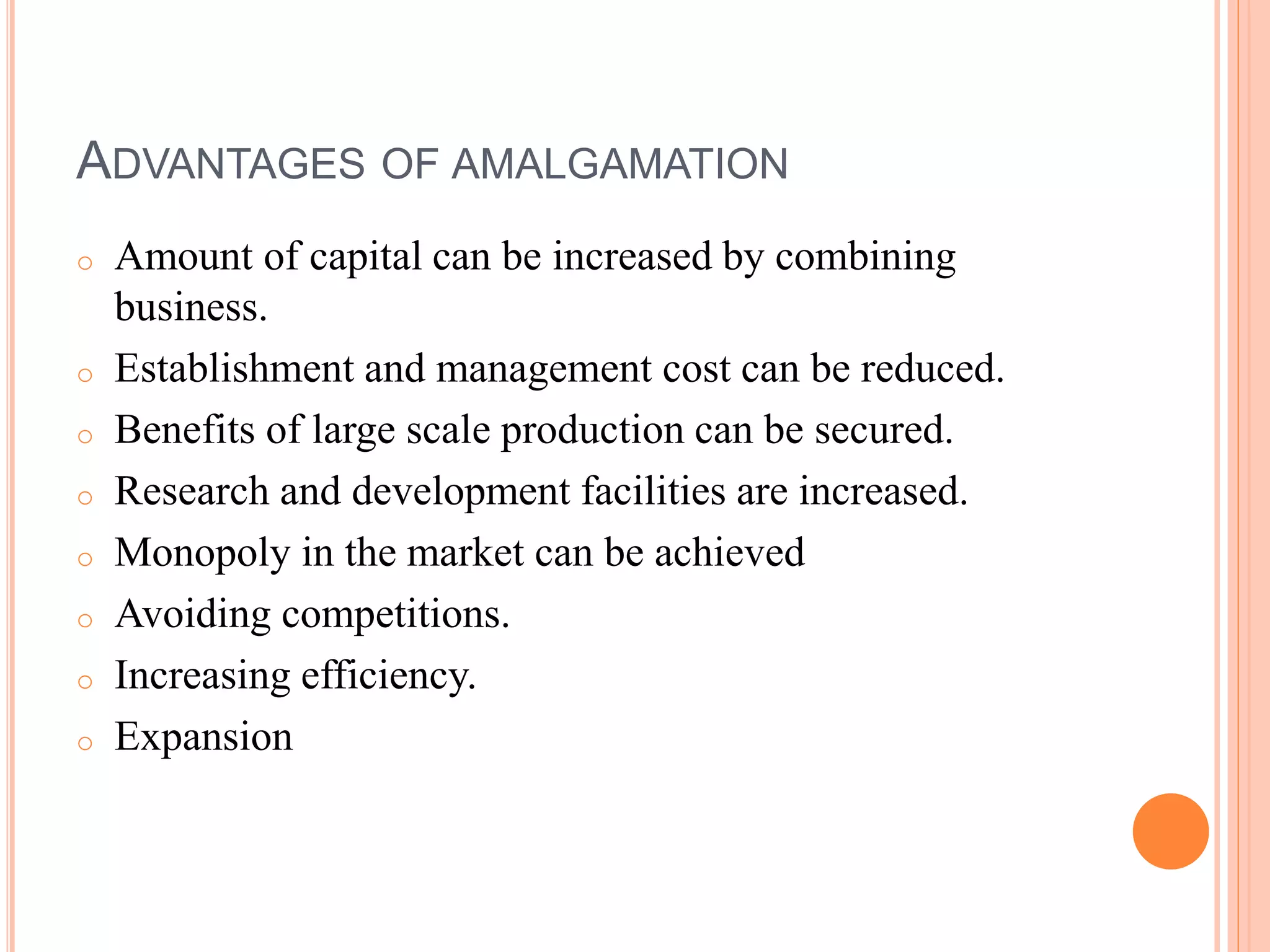 Amalgamation ppt | PPTX