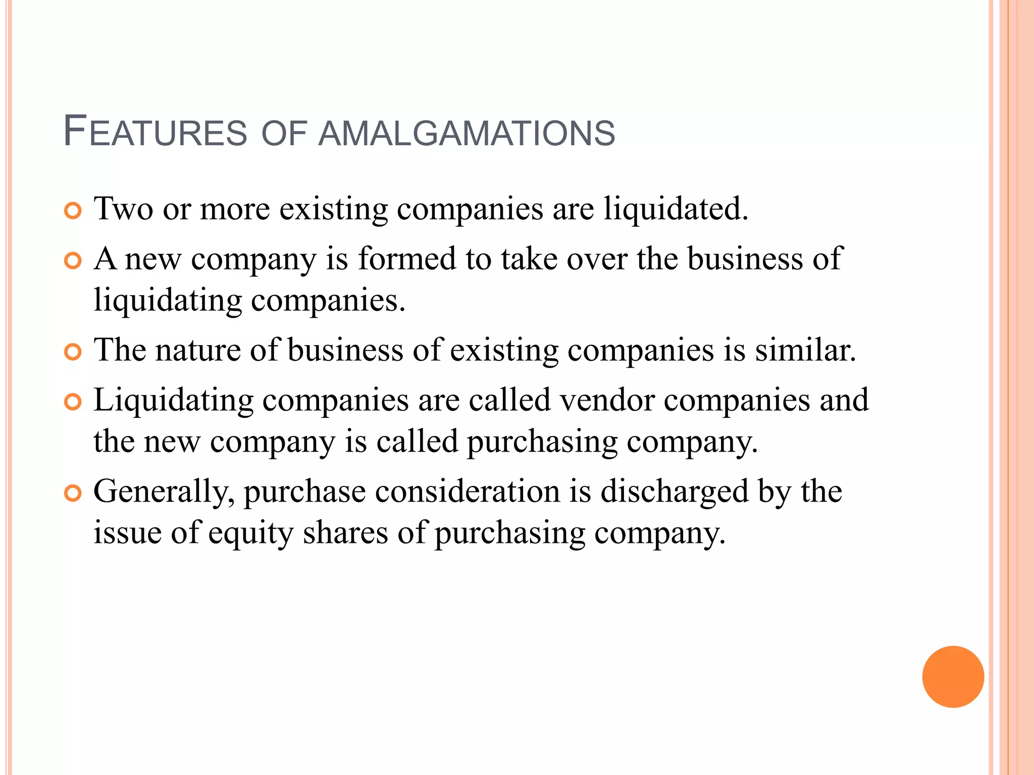 Amalgamation ppt | PPTX