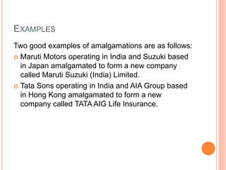 Amalgamation ppt | PPTX