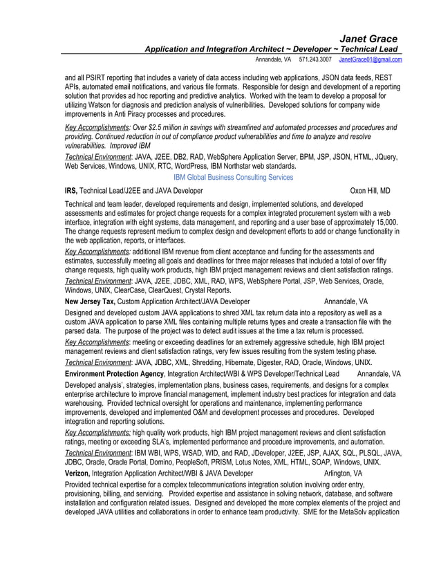 Janet Grace Resume | PDF