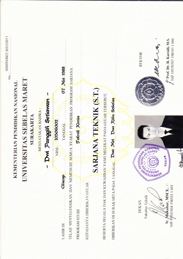 IJAZAH S1 | PDF