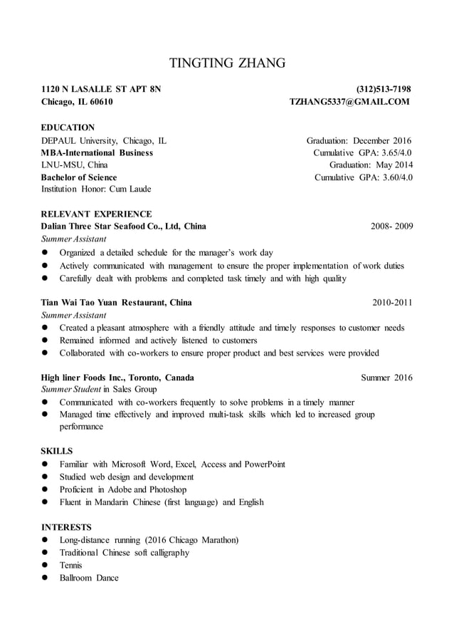 Resume Revised | PDF