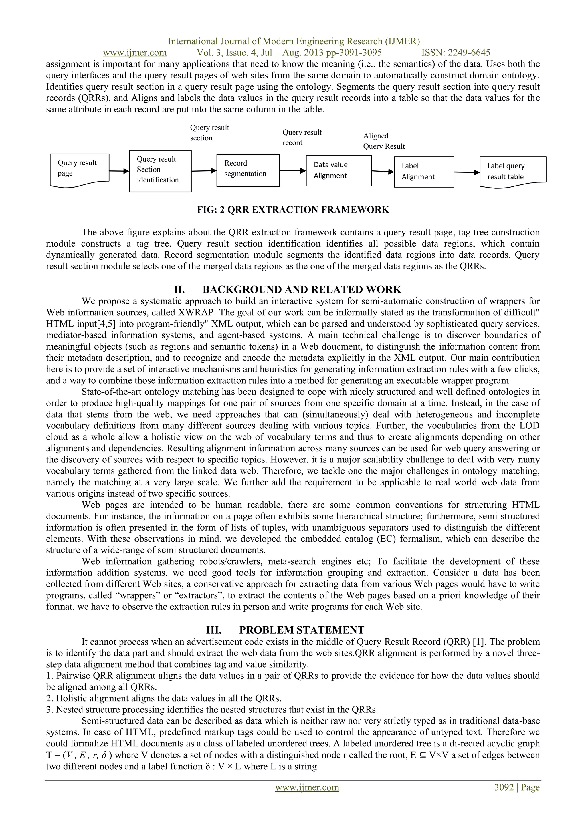 Vision Based Deep Web data Extraction on Nested Query Result Records | PDF | Web Design and HTML ...