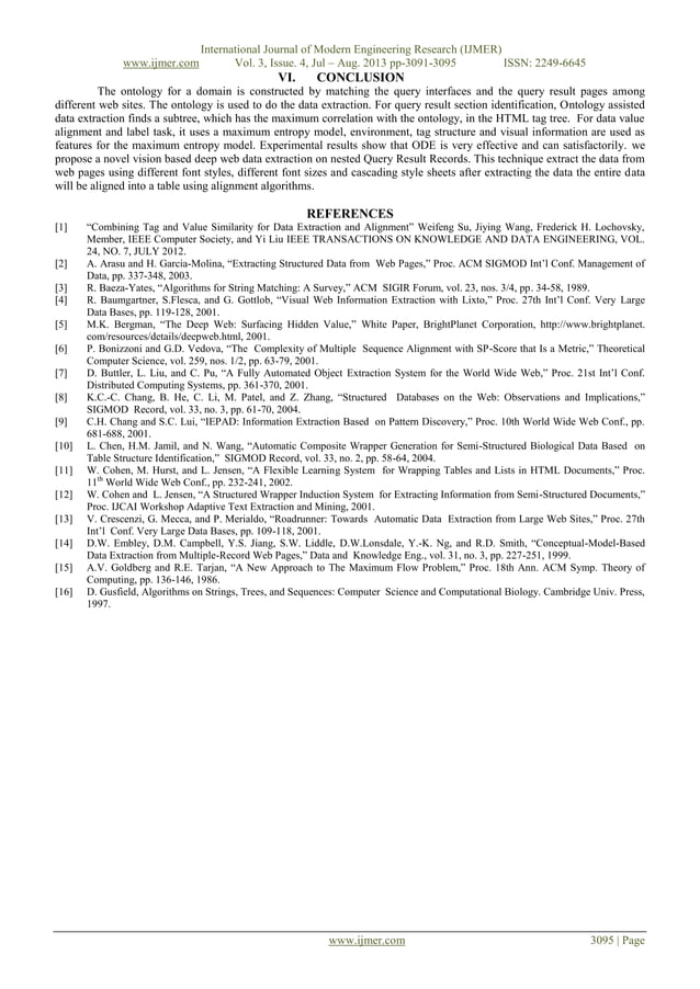 Vision Based Deep Web data Extraction on Nested Query Result Records | PDF