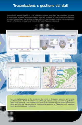 Data logger SOFREL LT/LT-US: Soluzioni per reti di acque reflue | PDF