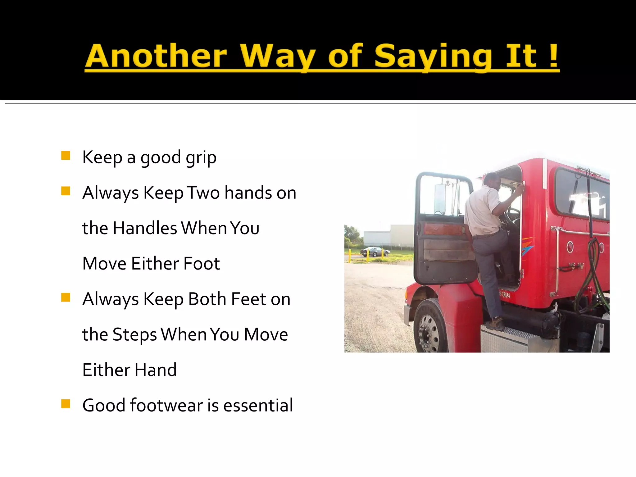 GEW Model Three Point Contact Presentation NEW | PPT