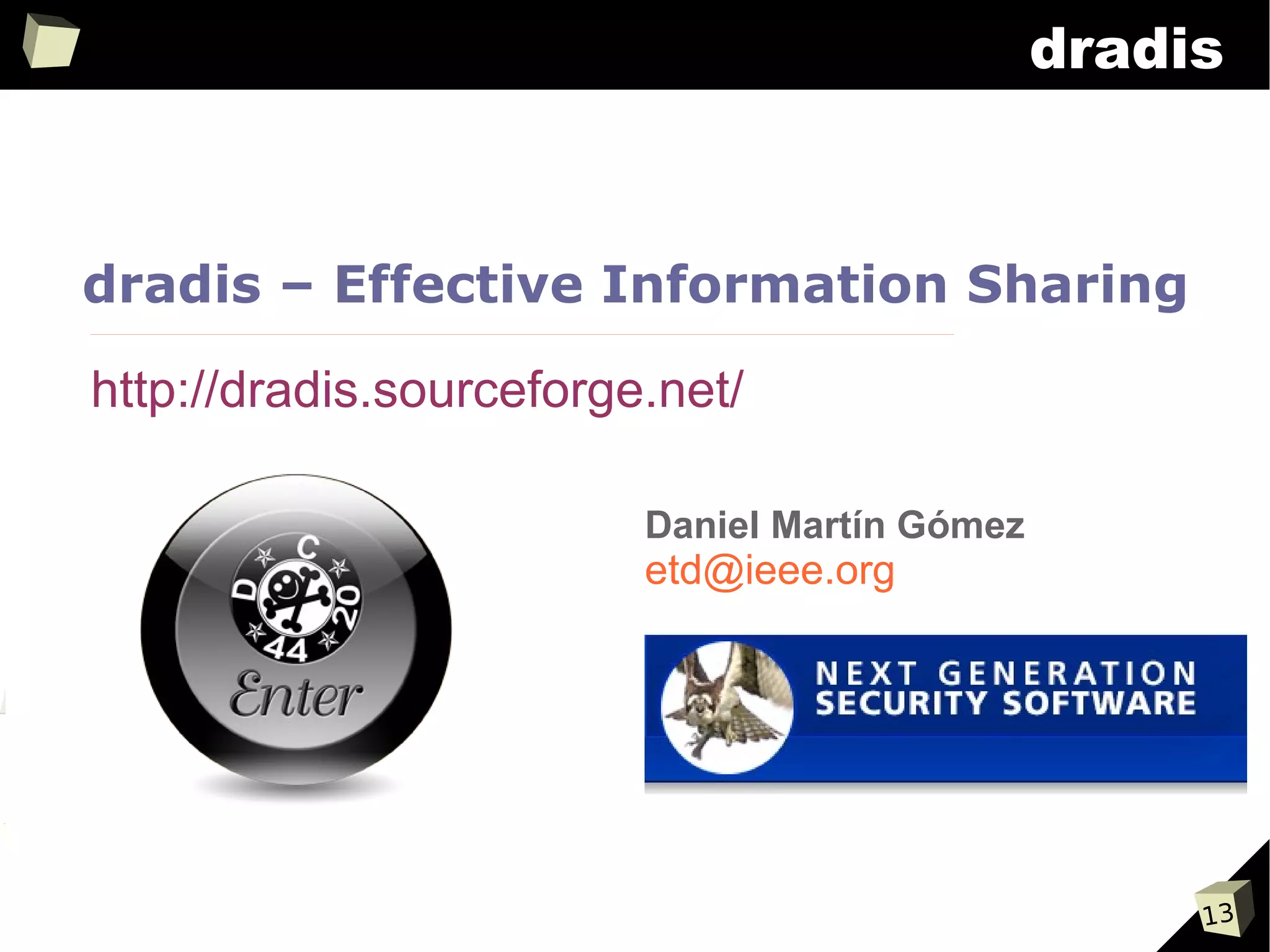 dradis: Effective Information Sharing | PDF