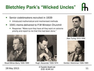 Security Lessons from Bletchley Park and Enigma | PDF