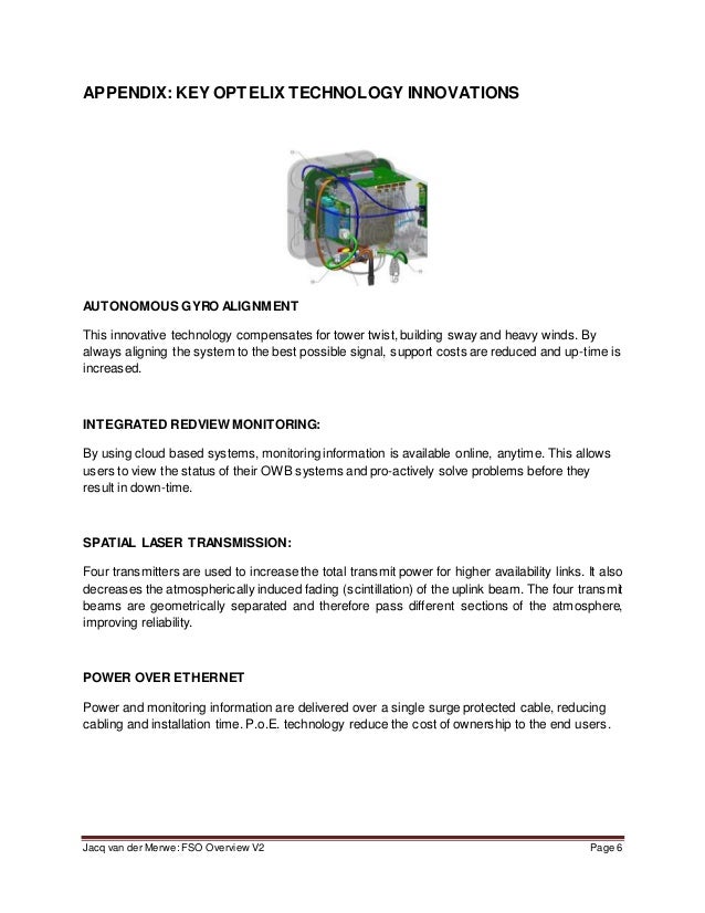 Free Space Optics Overview