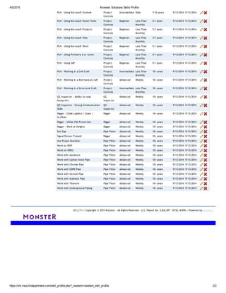 pipefitter skills highlighted have been endorsed by supervisor | PDF