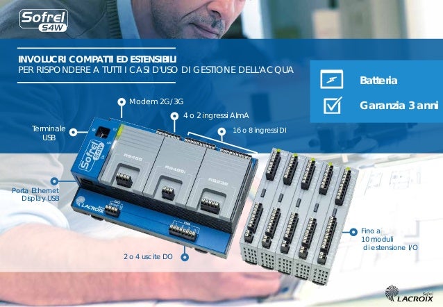 SOFREL S4W - La telegestione 4.0 per reti idriche connesse