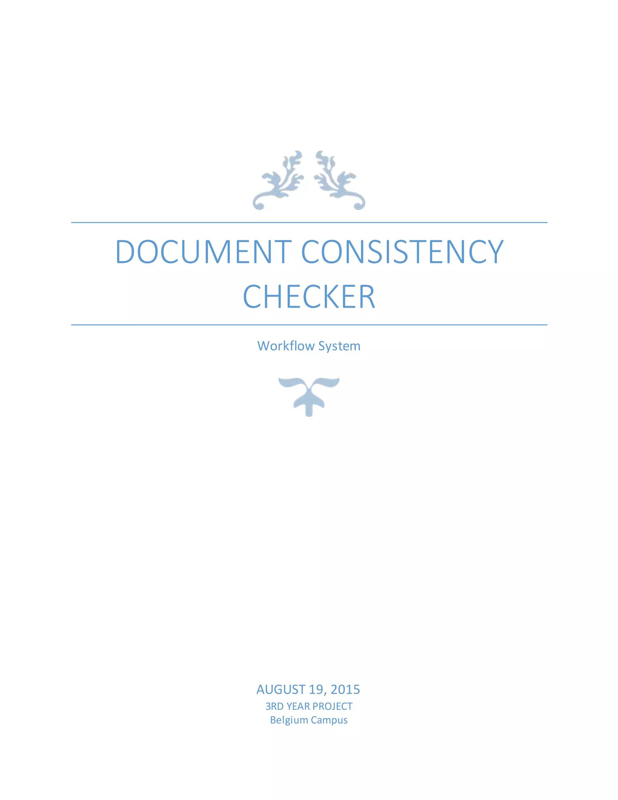 Document Consistency Checker(2) | DOCX