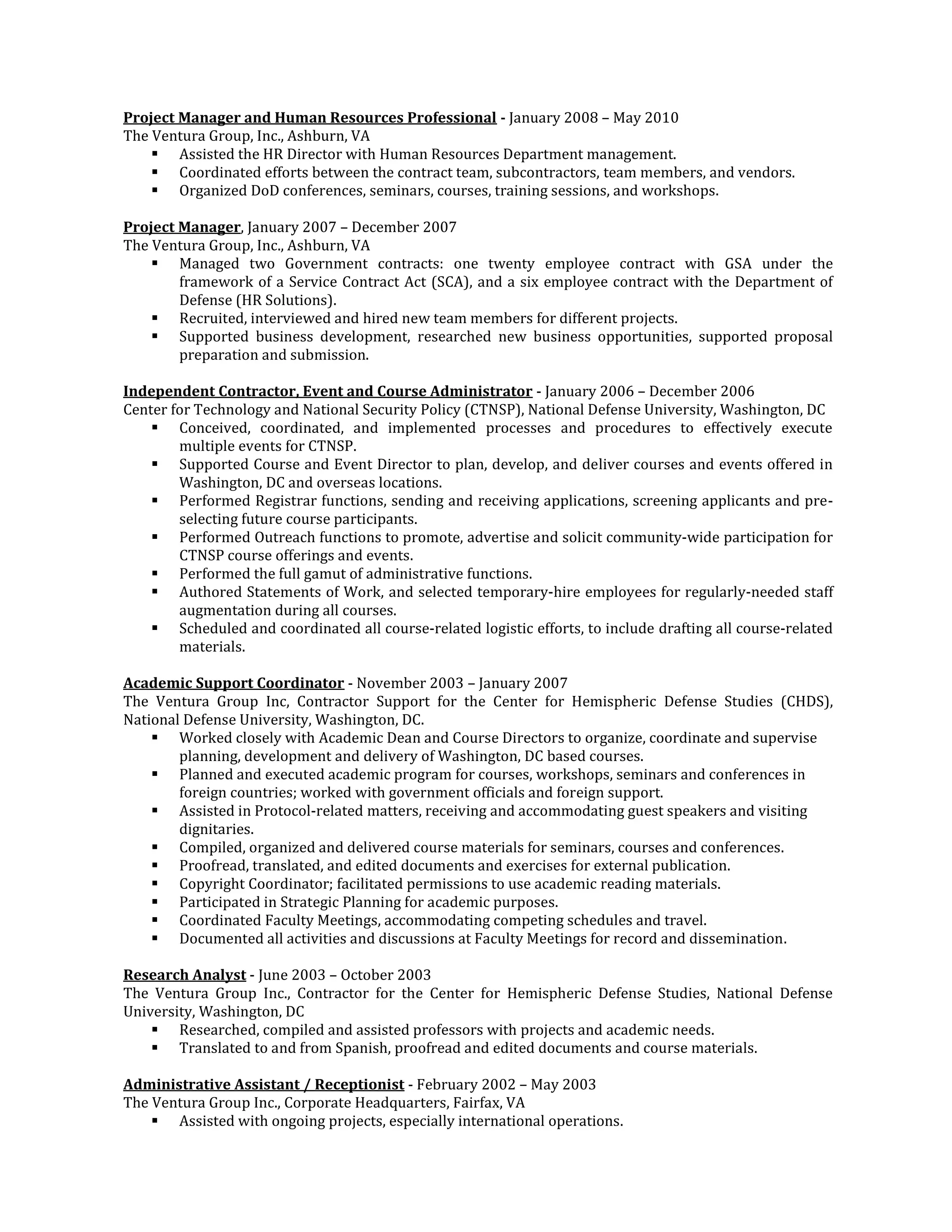 CPD - Resume 2016 | PDF