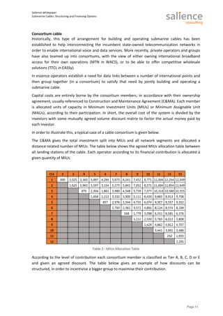 Submarine cables - Structuring and Financing Options Jan 2015_final | PDF
