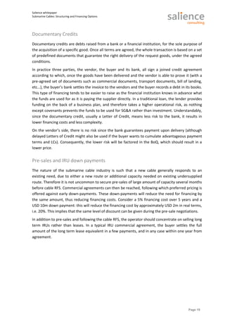 Submarine cables - Structuring and Financing Options Jan 2015_final | PDF