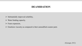 Physical, Chemical and Enzymatic Modified Milk Proteins | PPTX
