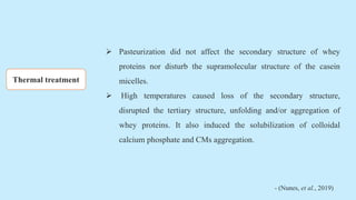 Physical, Chemical and Enzymatic Modified Milk Proteins | PPTX