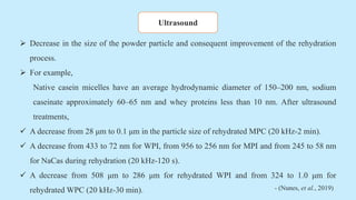 Physical, Chemical and Enzymatic Modified Milk Proteins | PPTX
