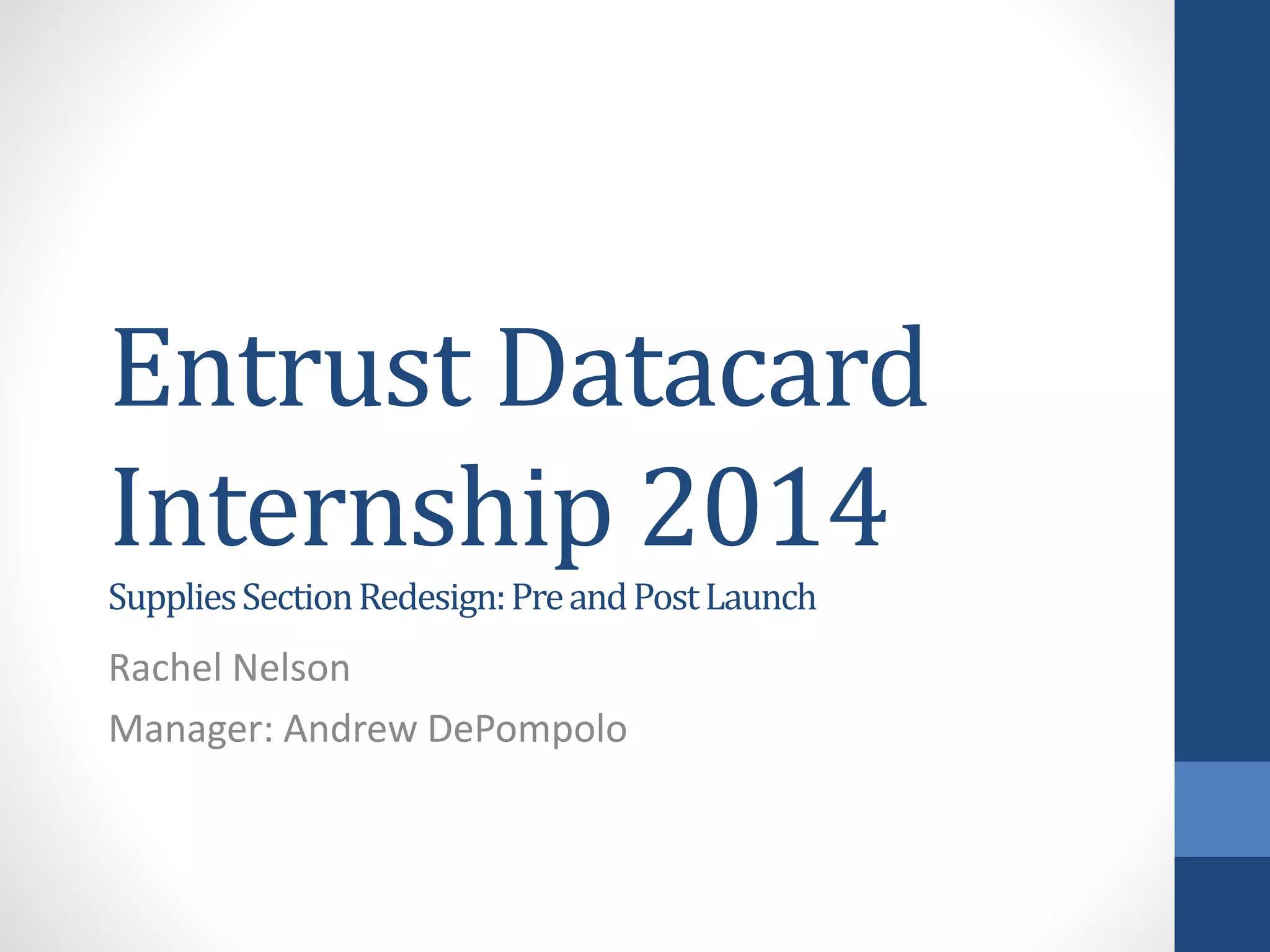Entrust Datacard Redesign | PPT