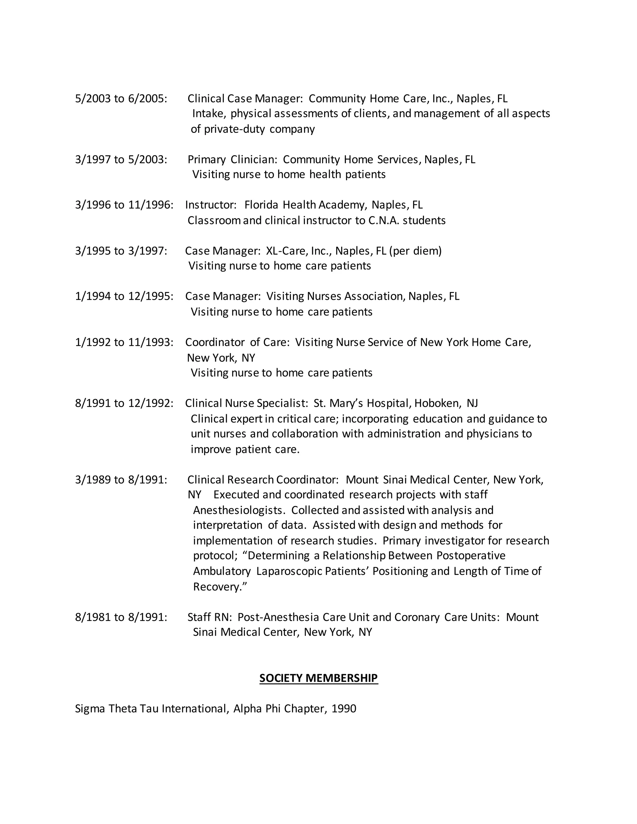 Curriculum Vitae | DOCX