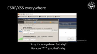Hacking routers as Web Hacker | PPT