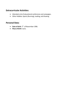 Ibrahim Refaat-CV | DOC