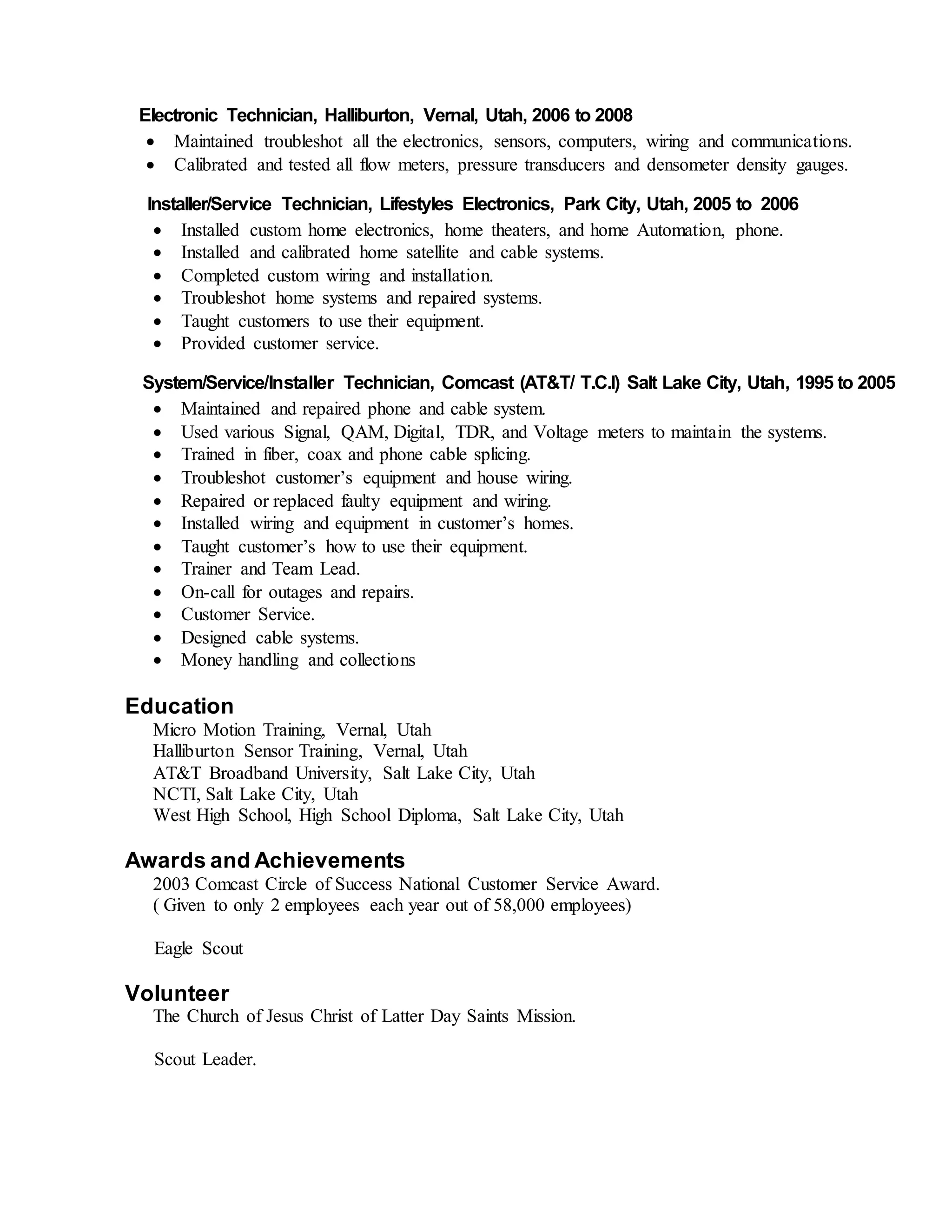Daniel Hamsonresume | DOCX