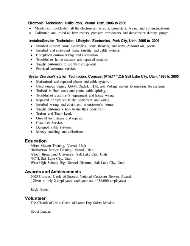 Daniel Hamsonresume | PDF