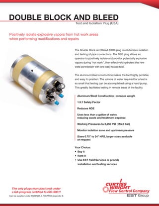 EST Group product sell sheet | PDF