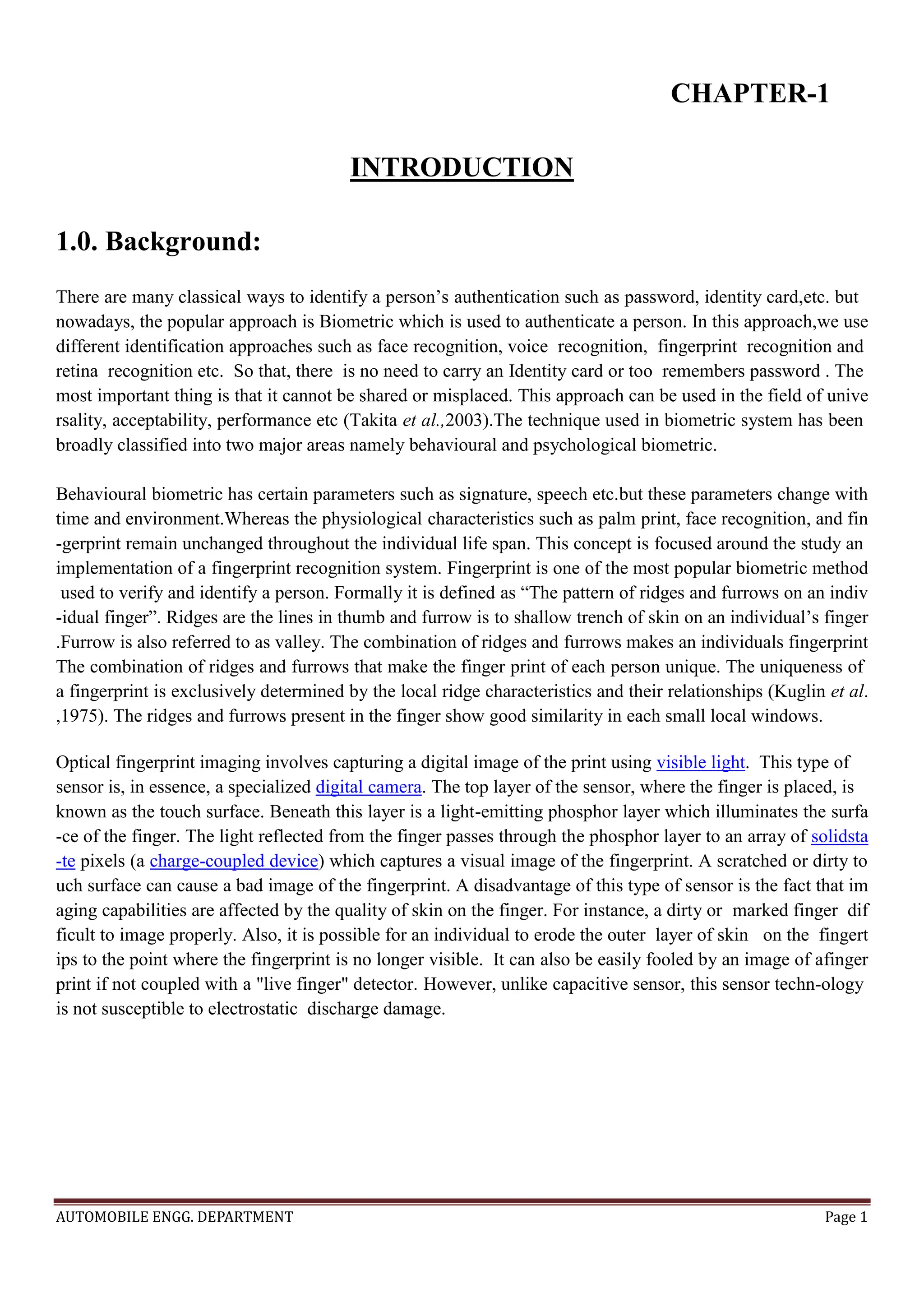 Biometrics Pdf