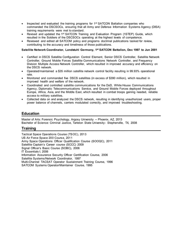 Comprehensive Resume | PDF