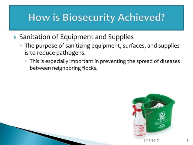 Biosecurity Measures for poultry Farm | PPTX