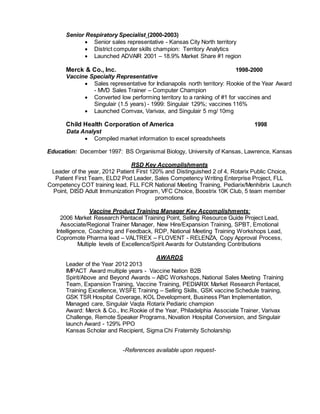 Leff Resume RSD 2016 | DOCX | Vaccines | Medical Health