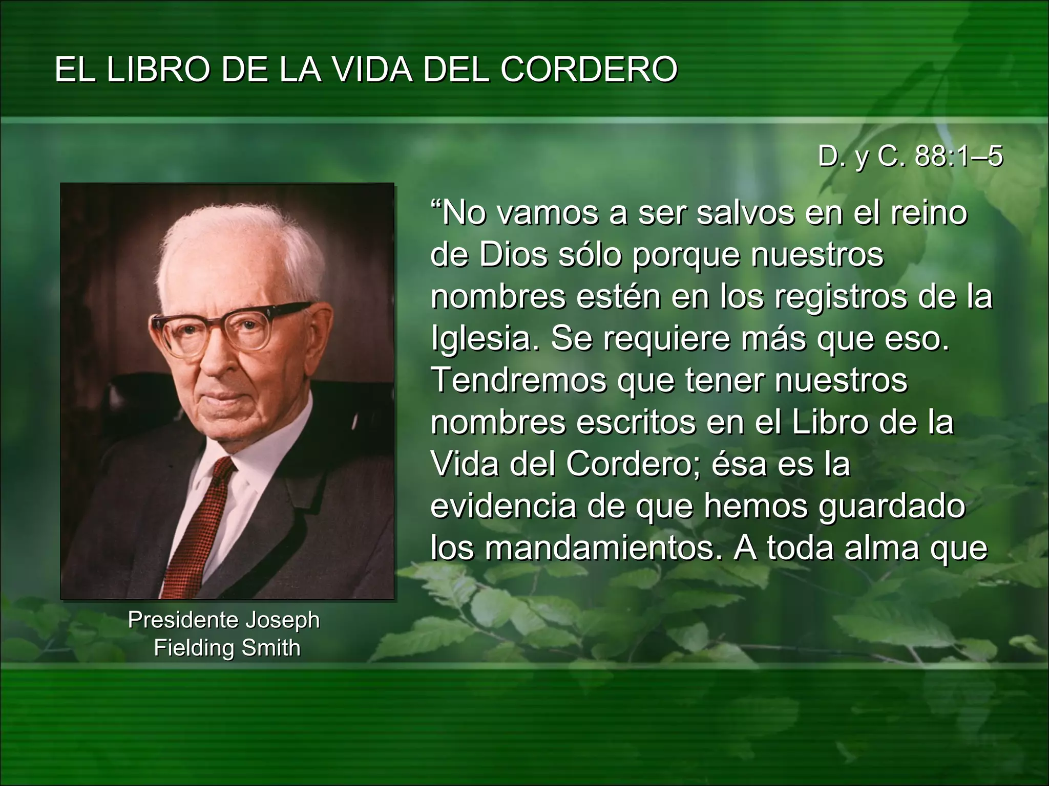 D&c+88 el libro de la vida del cordero | PPT