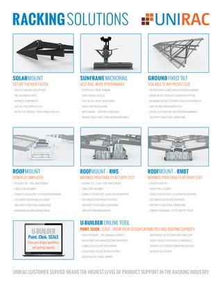 Unirac All Products Brochure | PDF