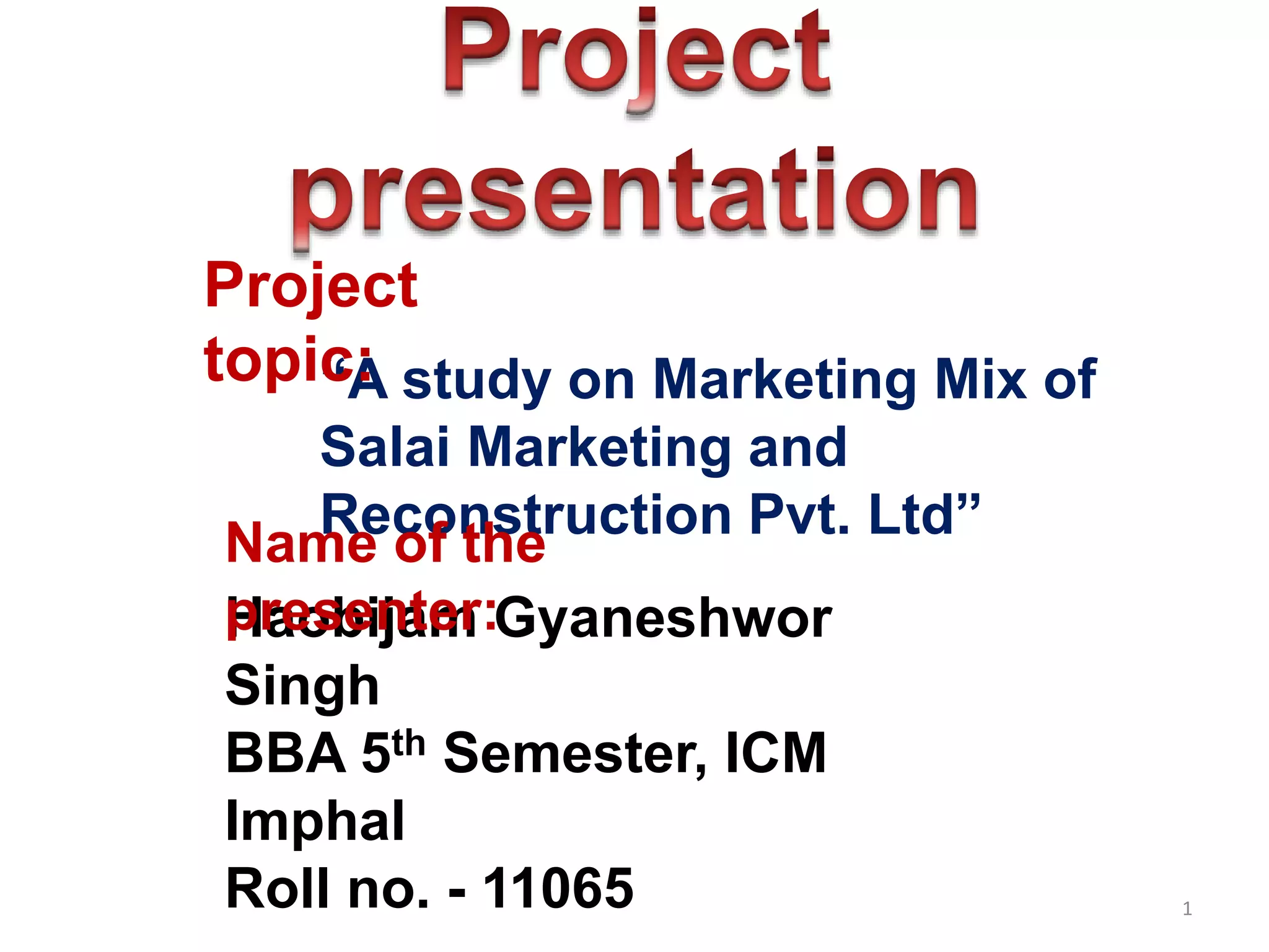 Gyaneshwor's Project presentation | PPT