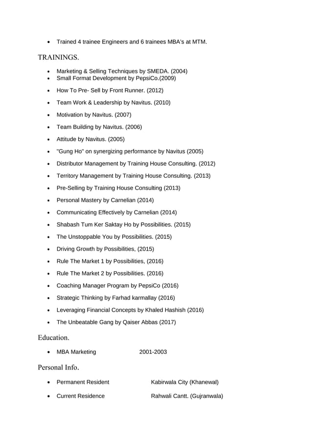 Aamir Nazir Resume | PDF