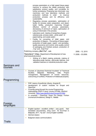 Predrag Nikolic CV | DOC