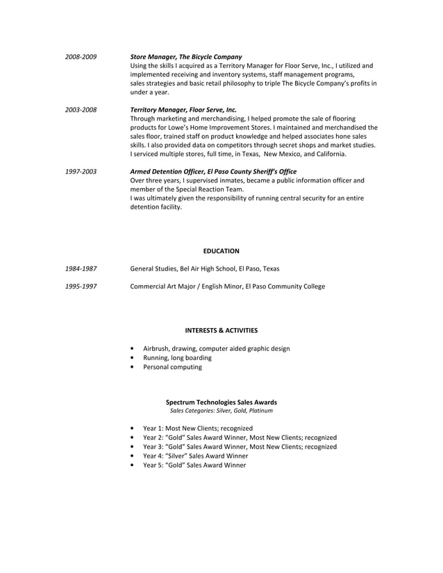 Resume Rick Rosales 2016b | PDF