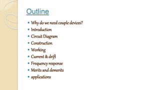 Coupling of Amplifiers- Direct coupled amplifier | PPTX