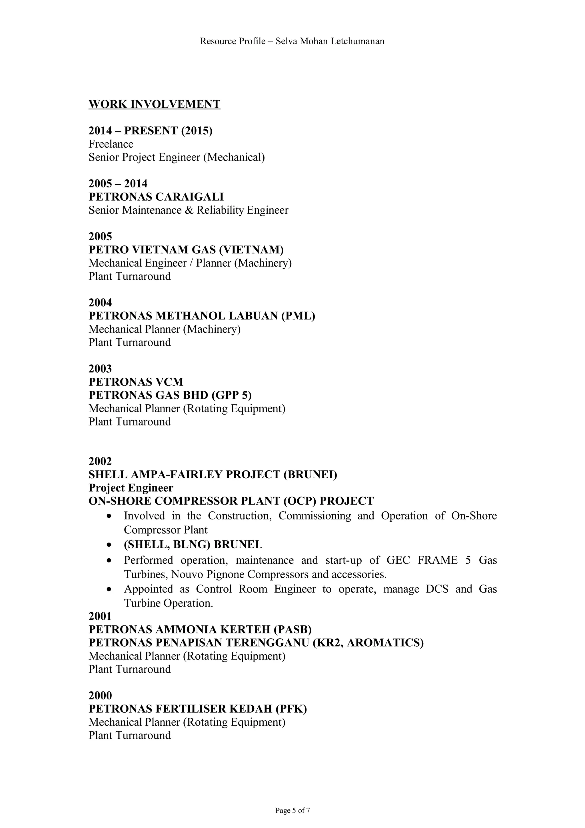 L. SELVA MOHAN (CV) | DOC