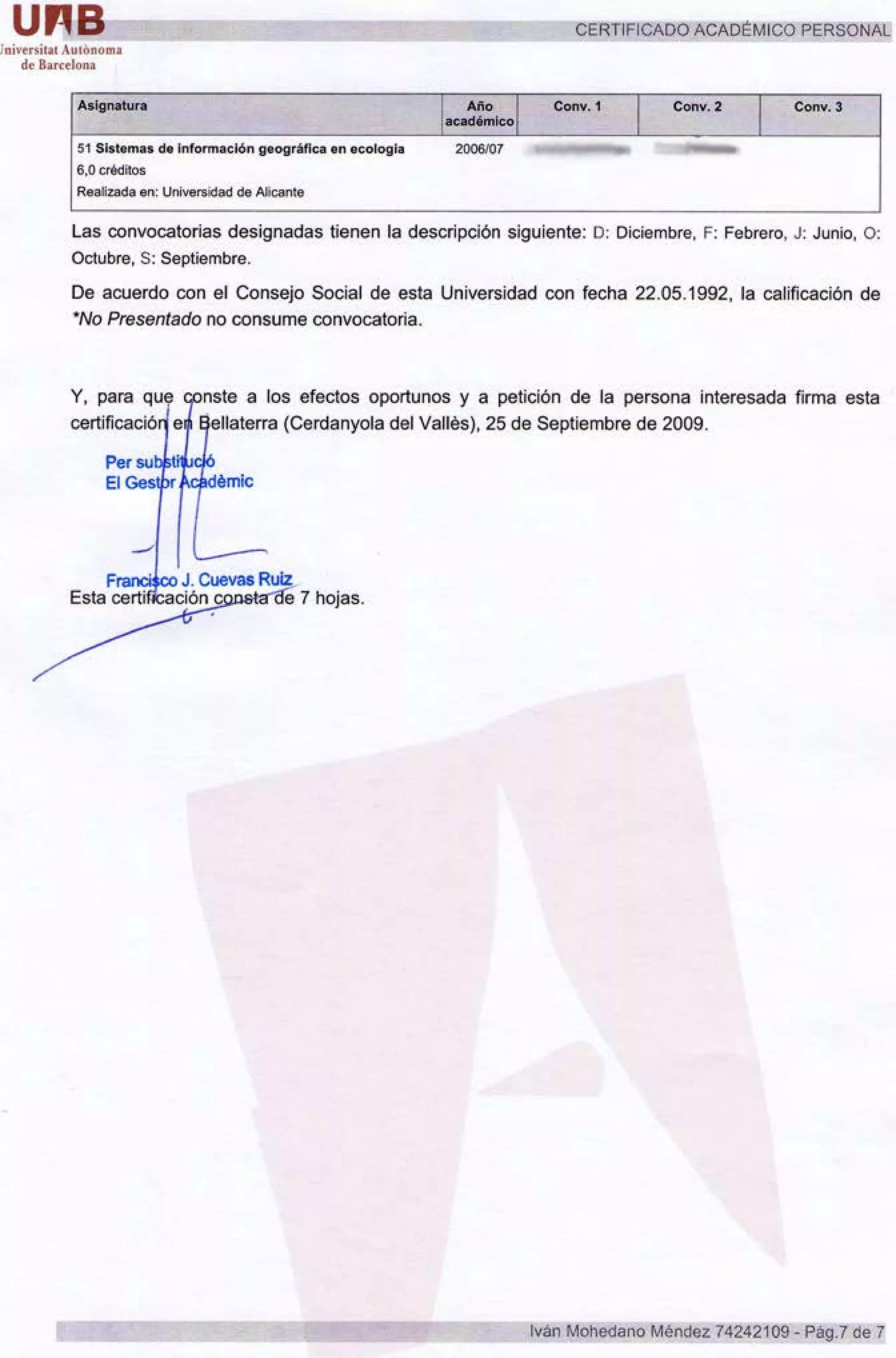 UAB Certificate | PDF