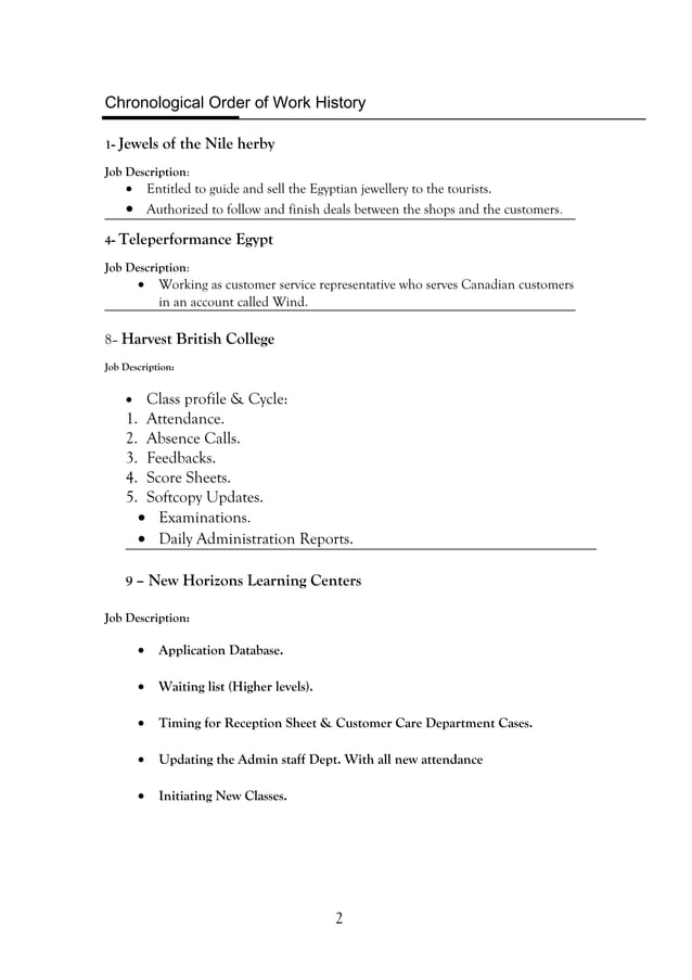 George's CV | DOC | Career Planning | Careers