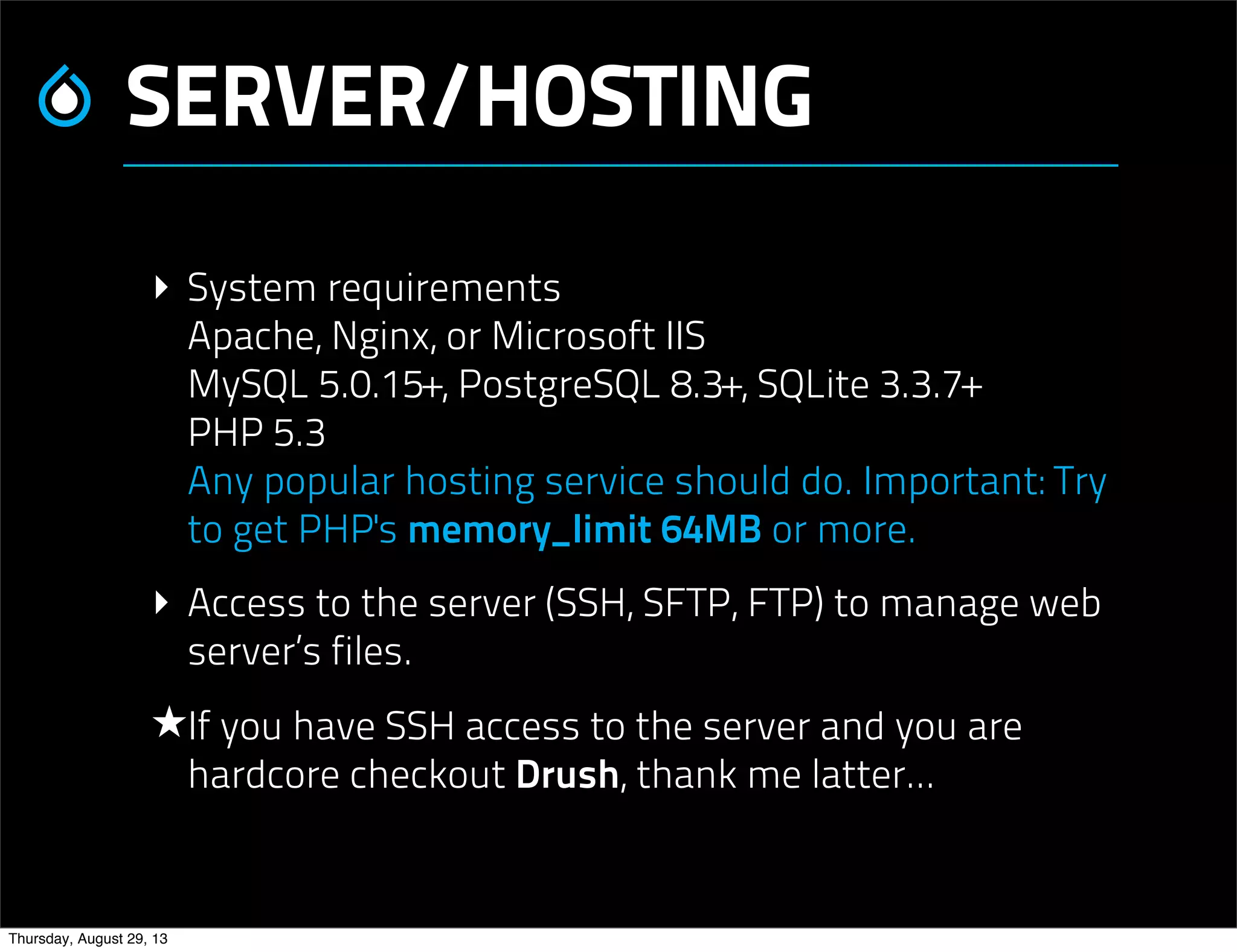 Introduction into Drupal site building | PPT
