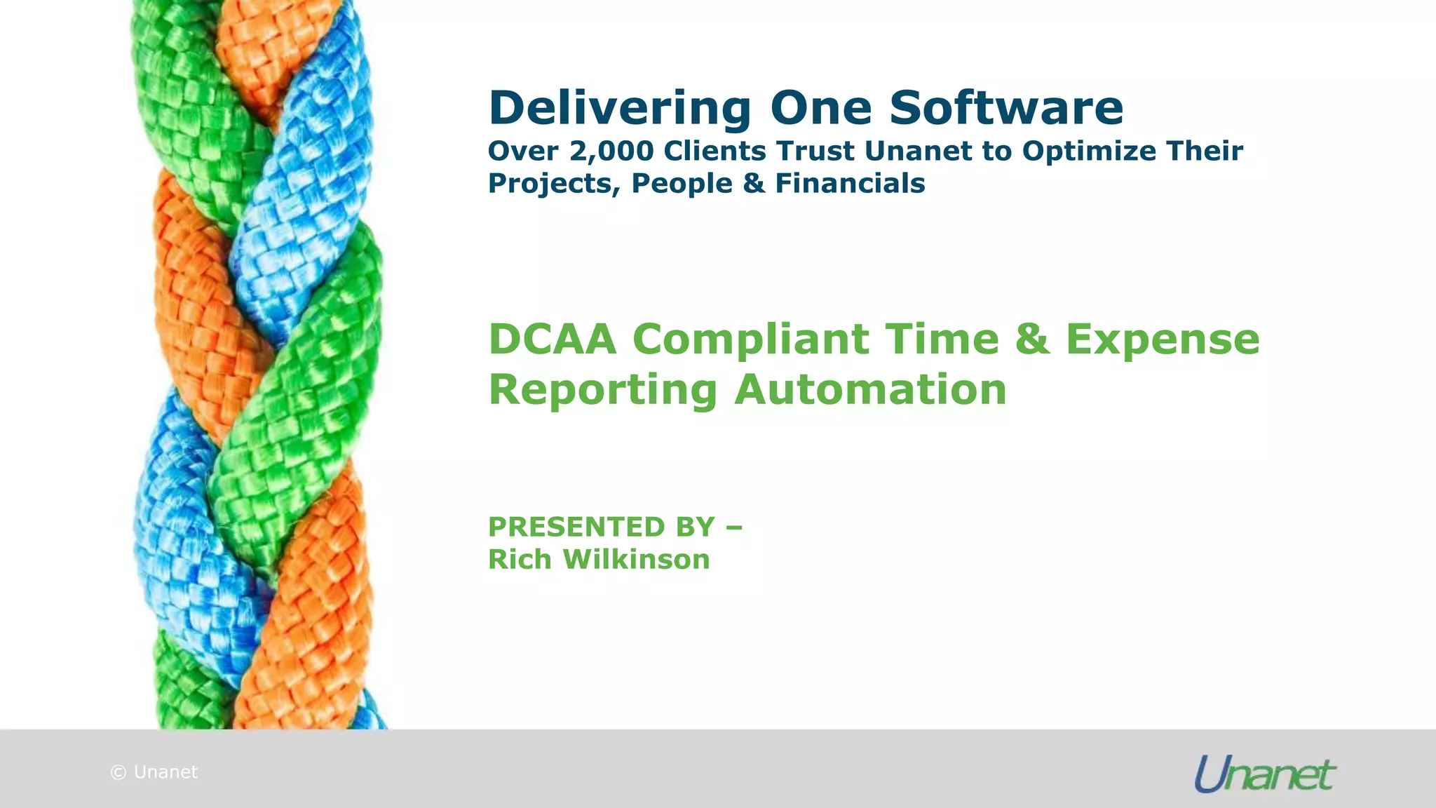 DCAA Compliant Time & Expense Reporting Automation | PPT