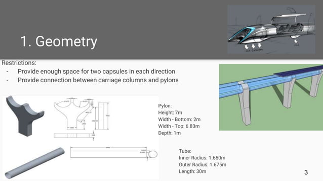 FINAL Hyperloop Structure Analysis- Pylon,Columns,and Carriage | PPTX